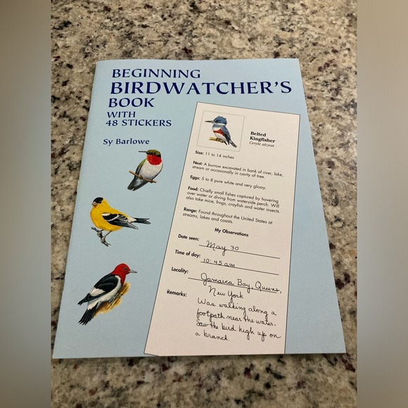 Sy Barlowe | Accents | New Beginning Birdwatchers Book With 48 Stickers ...